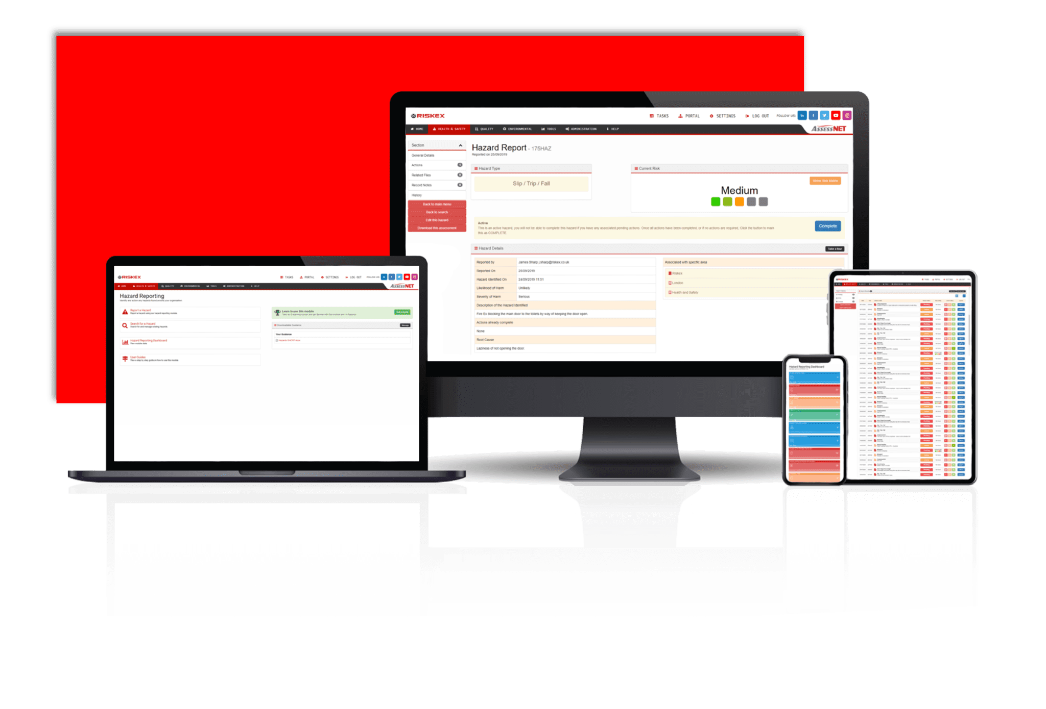 Hazard Reporting Software - AssessNET